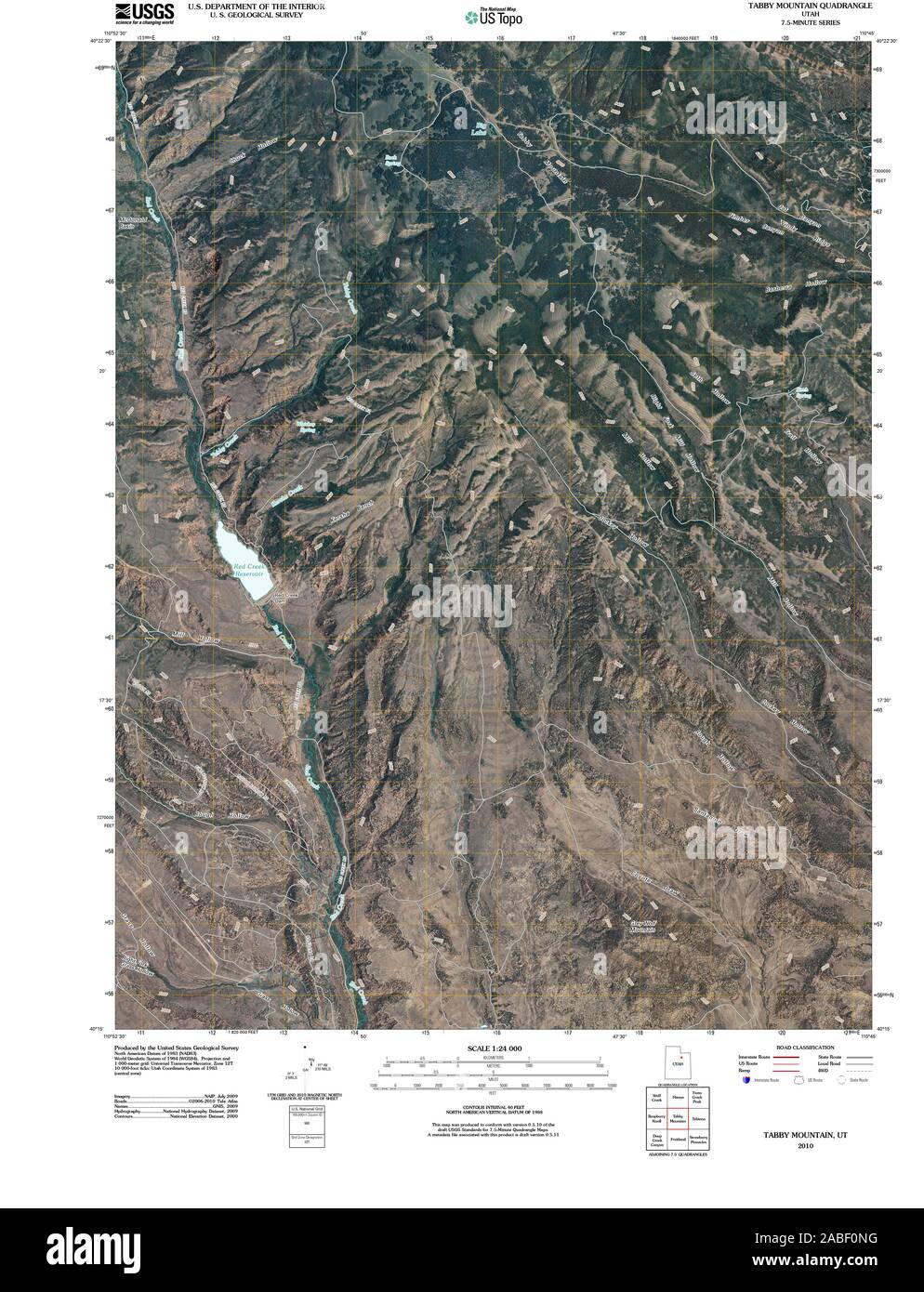 UT Tabby Mountain 20101210 TM Restoration Stock Photo - Alamy