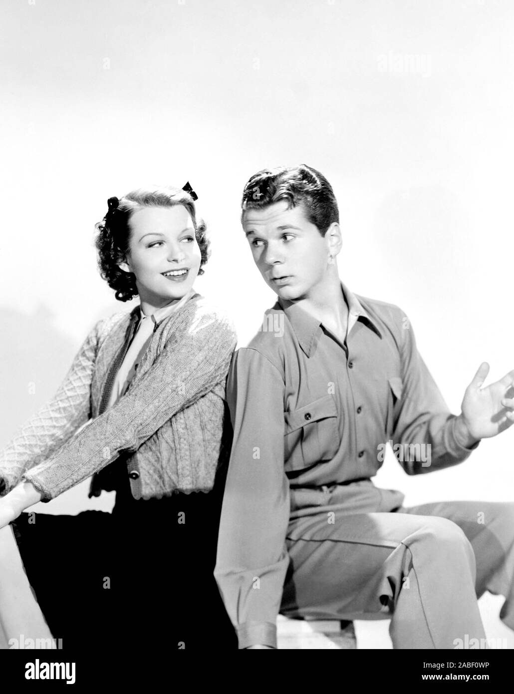 WHAT A LIFE, from left, Betty Field, Jackie Cooper, 1939 Stock Photo ...