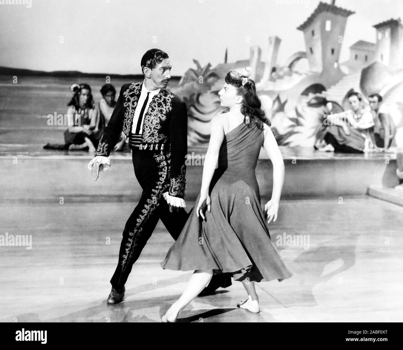 WHERE'S CHARLEY?, from left, Ray Bolger, Allyn Ann McLerie, 1952 Stock ...