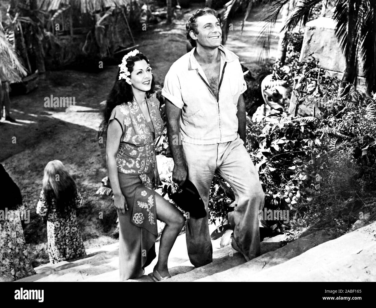 WHITE SAVAGE, from left, Maria Montez, Jon Hall, 1943 Stock Photo - Alamy