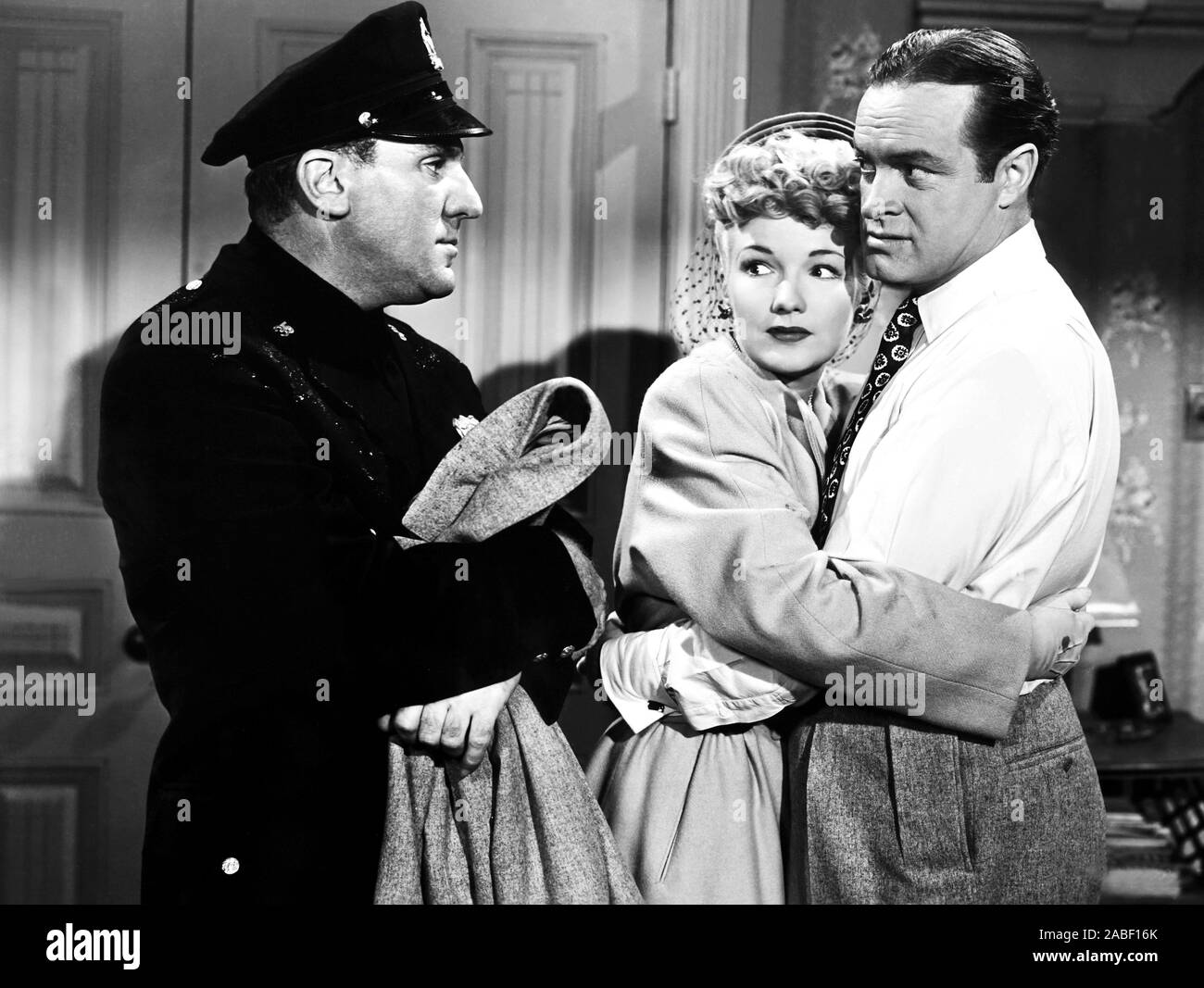 WHERE THERE'S LIFE, from left, William Bendix, Vera Marshe, Bob Hope ...