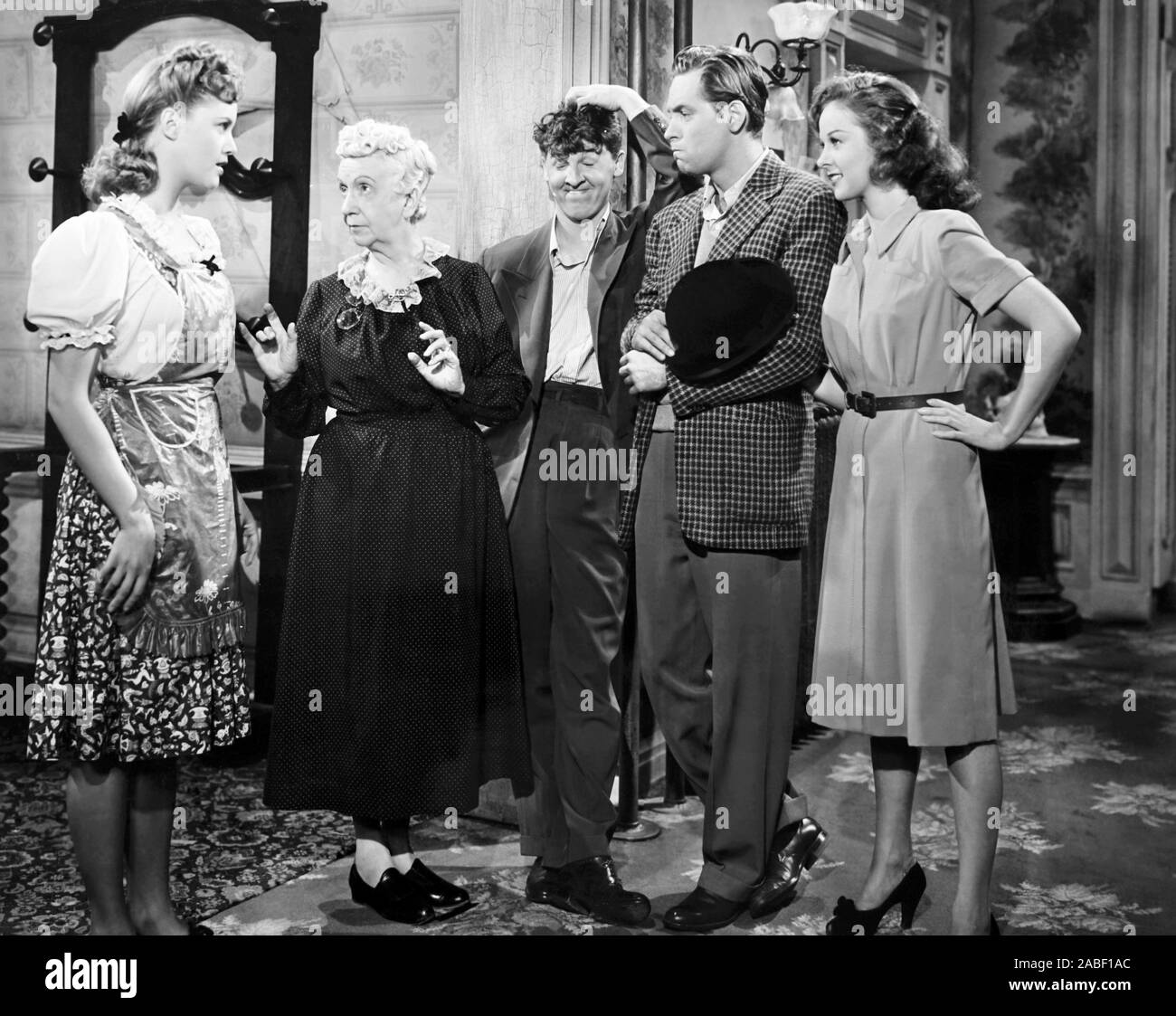 YOUNG AND WILLING, from left, Barbara Britton, Mabel Paige, Eddie ...