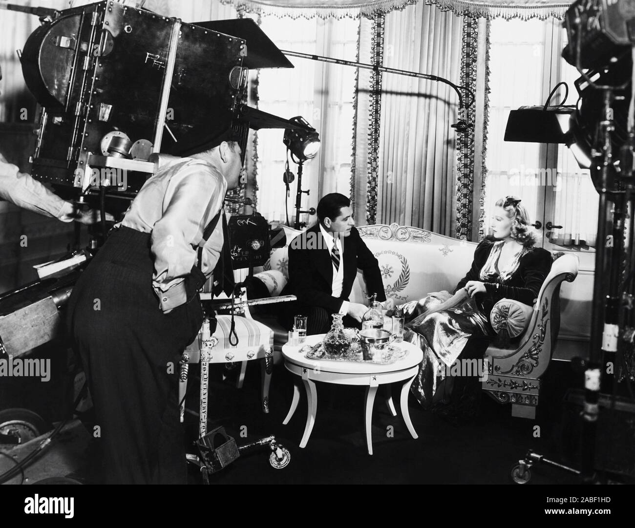 WIFE, HUSBAND AND FRIEND, from left: director Gregory Ratoff, Warner ...