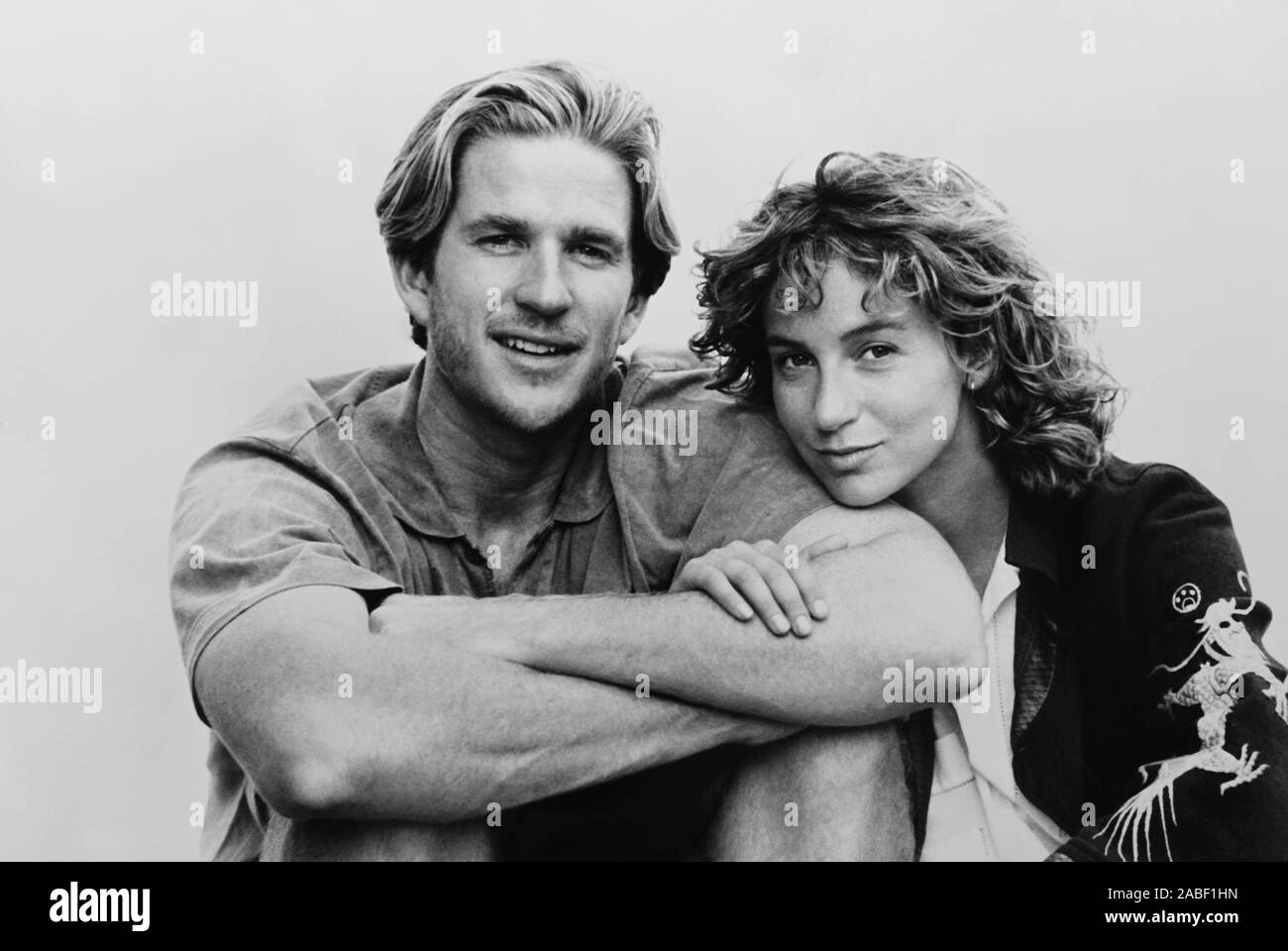 WIND, from left: Matthew Modine, Jennifer Grey, 1992, © TriStar ...