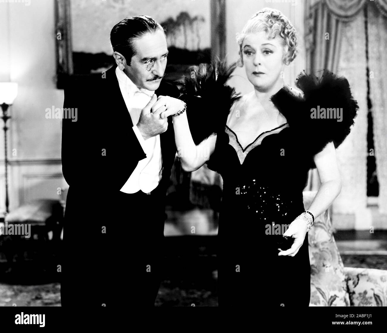 WIVES NEVER KNOW, from left, Adolphe Menjou, Mary Boland, 1936 Stock ...