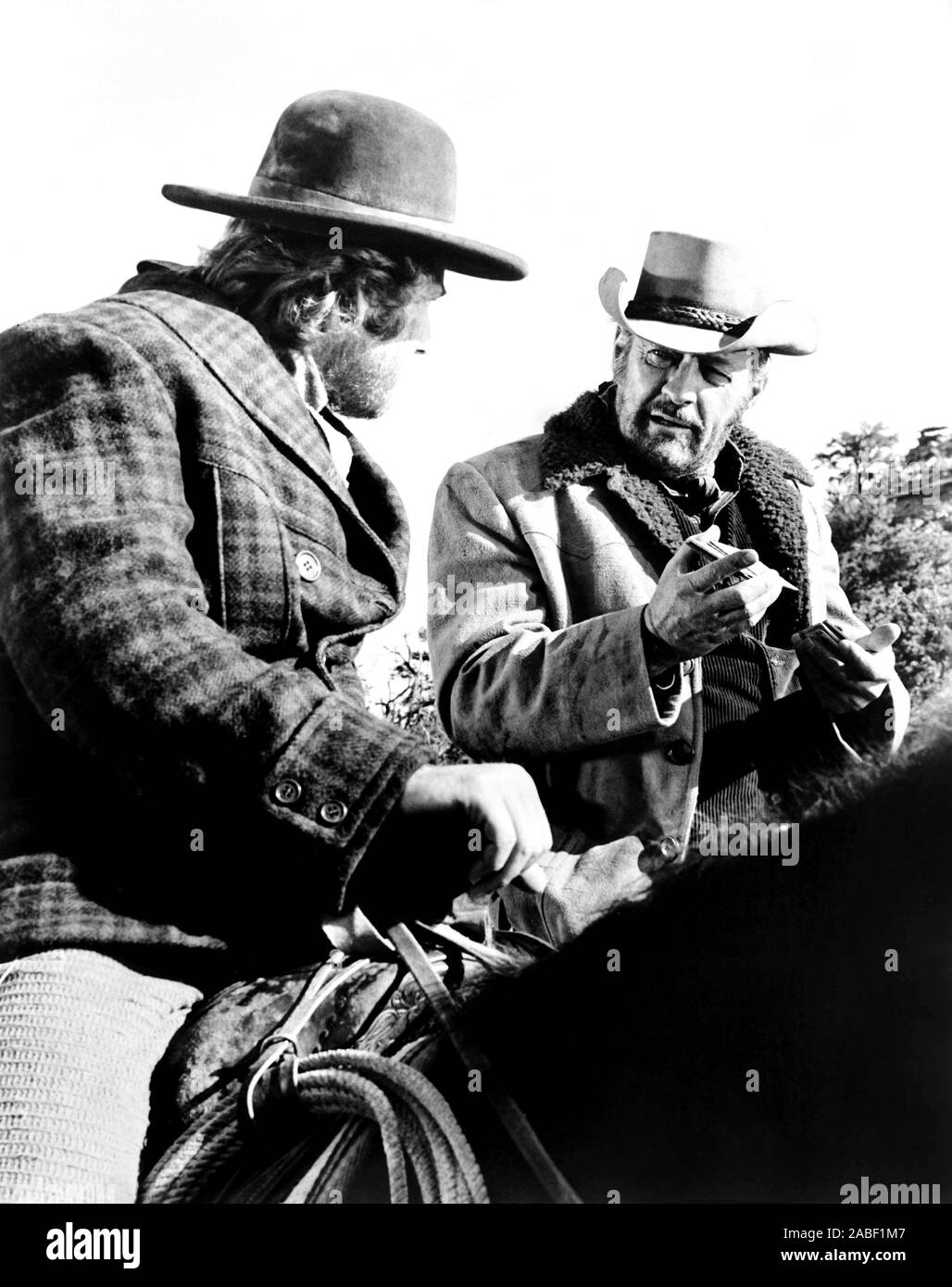 WILD ROVERS, from left, Ryan O'Neal, William Holden, 1971 Stock Photo ...