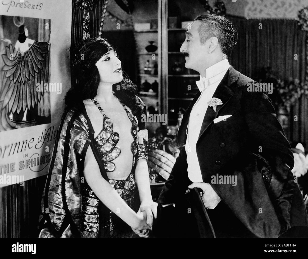 THE WORLD'S APPLAUSE, from left: Bebe Daniels, Adolphe Menjou, 1923 ...