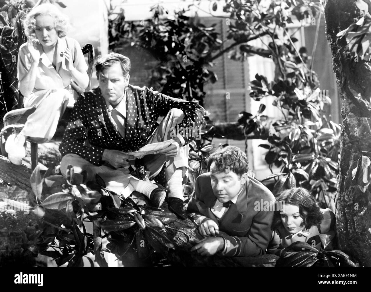 WOMAN CHASES MAN, from left, Miriam Hopkins, Joel McCrea, Broderick ...