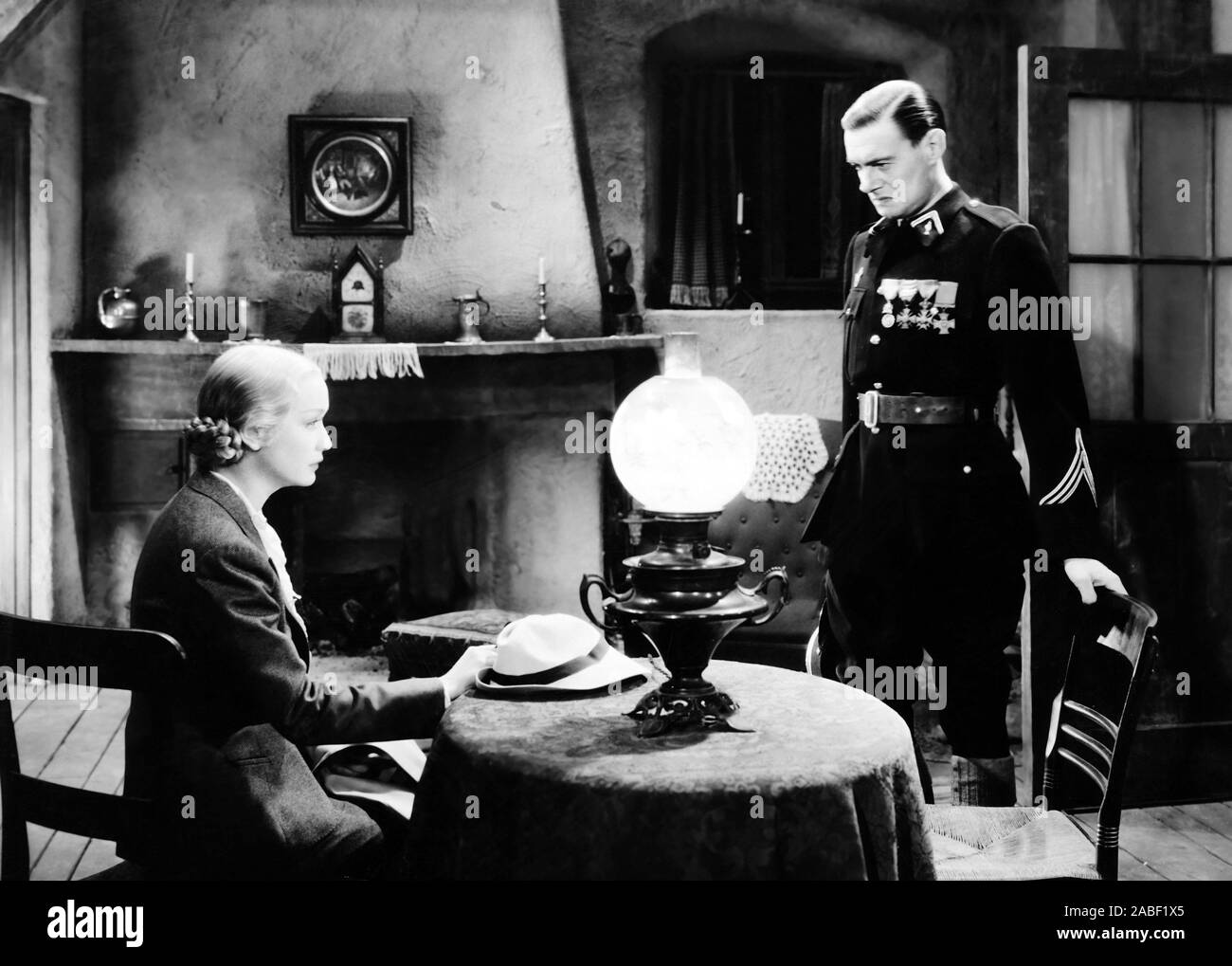 THE WOMAN I LOVE, from left, Miriam Hopkins, Colin Clive, 1937 Stock ...