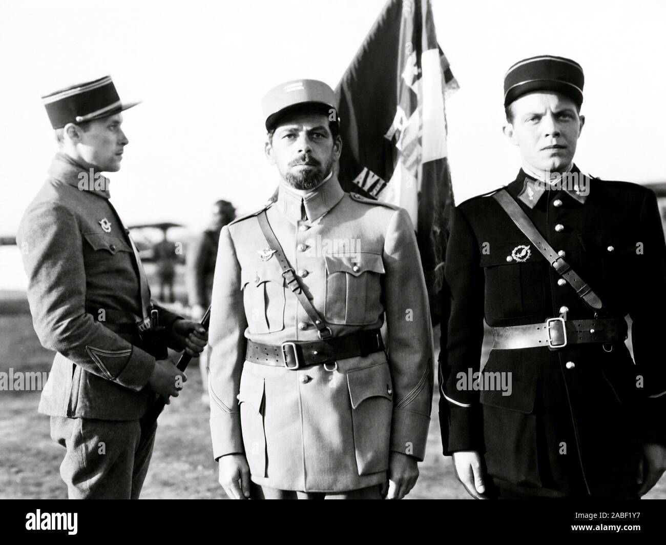 THE WOMAN I LOVE, center and right, Paul Muni, Louis Hayward, 1937 ...