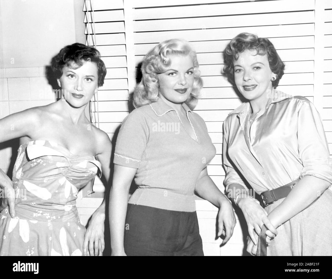 WOMEN'S PRISON, from left, Adelle August, Cleo Moore, Ida Lupino, on ...