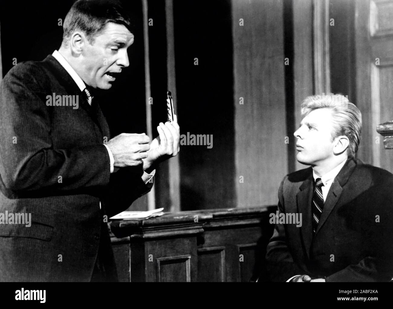 THE YOUNG SAVAGES, from left, Burt Lancaster, Stanley Kristien, 1961 ...