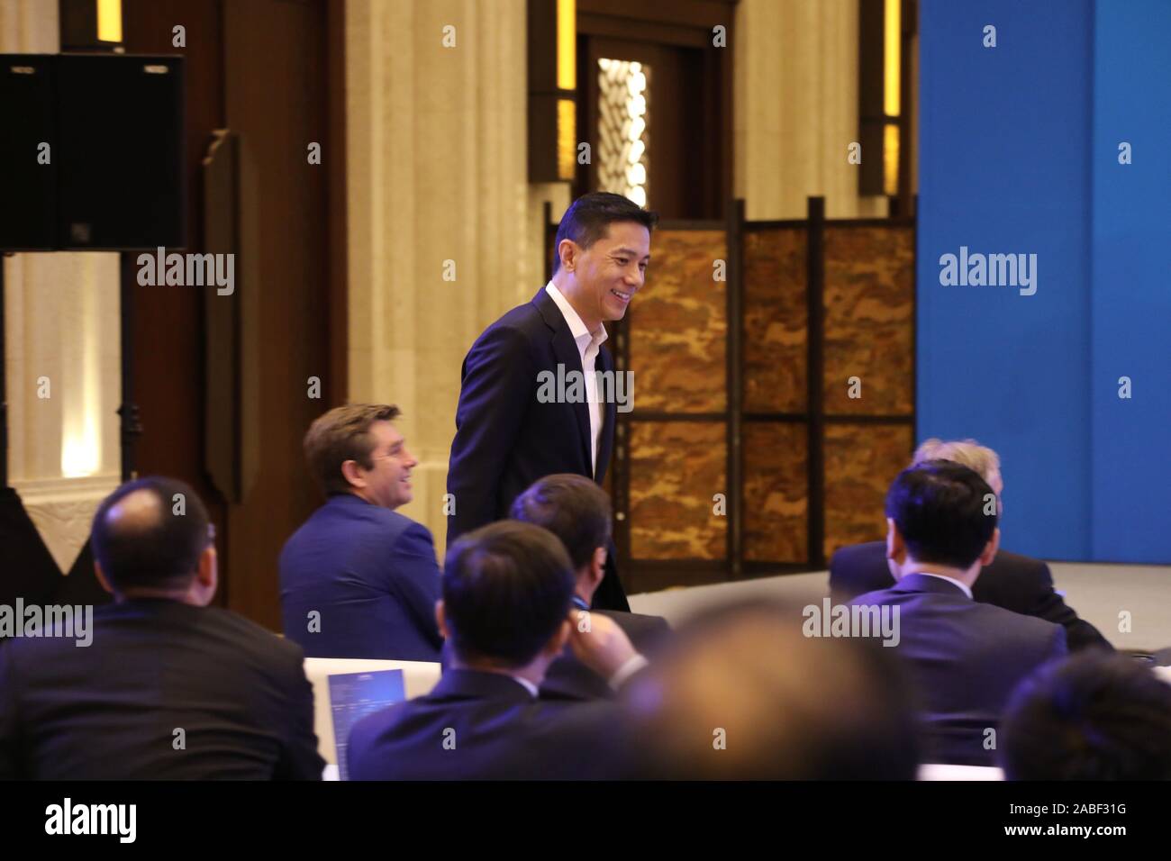 Chinese computer scientist and internet entrepreneur Robin Li Yanhong ...