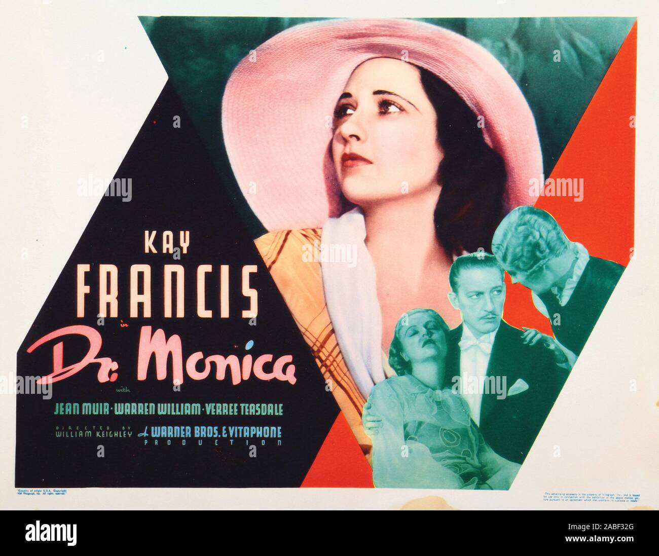 DR. MONICA, US lobbycard, Kay Francis (rear), front from left: Jean ...