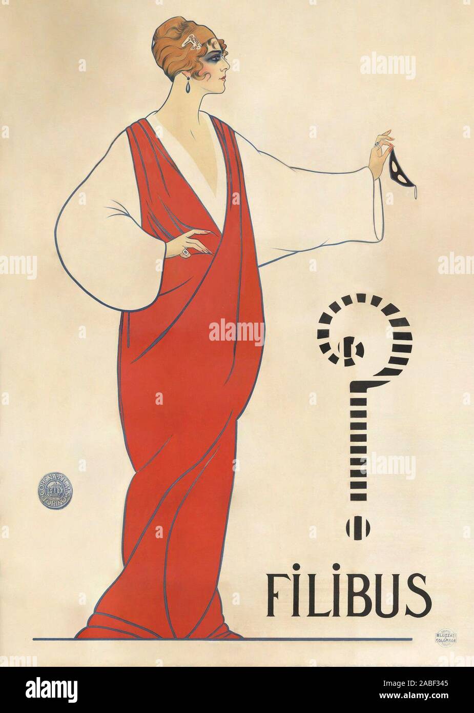 FILIBUS, Italian poster, 1915. © Milestone Film & Video / courtesy ...