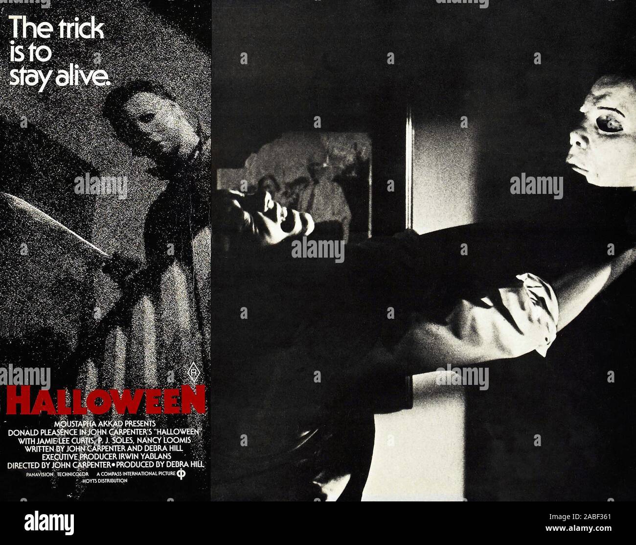 HALLOWEEN, Australian lobbycard, from left: Nick Castle, Jamie Lee ...