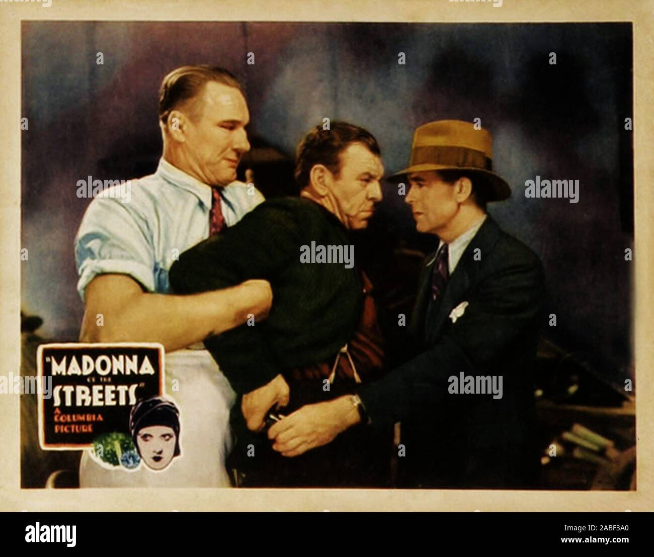 MADONNA OF THE STREETS, Ivan Linow, Ed Brady, Robert Ames, lobby card ...