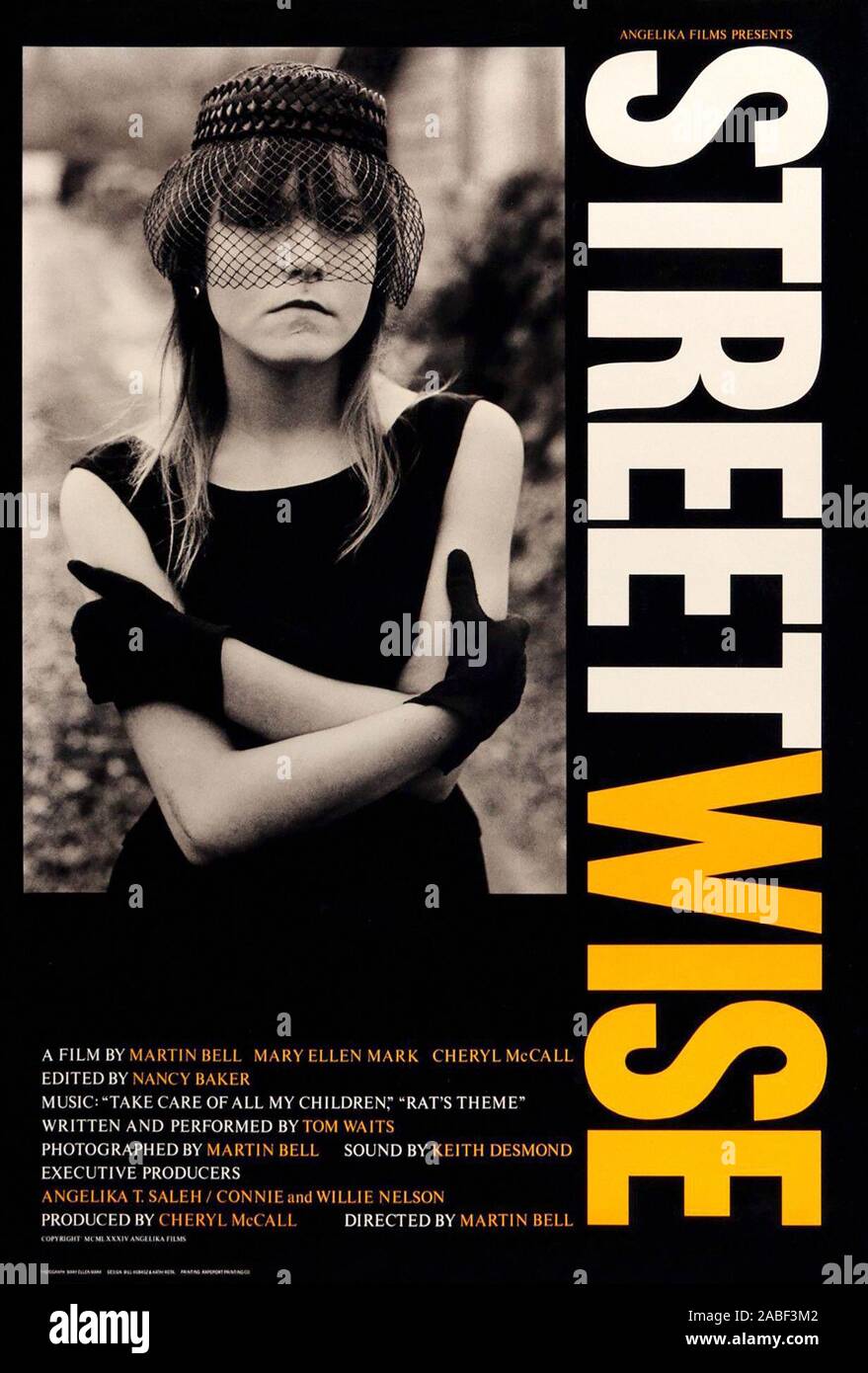 STREETWISE, US poster, Erin Blackwell aka Tiny, 1984. © Angelika Films ...
