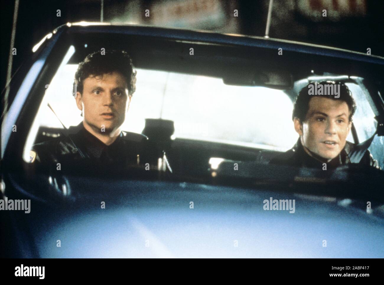 KUFFS, from left: tony Goldwyn, Christian Slater, 1992, © Universal ...