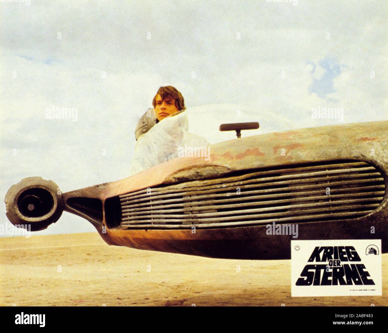 STAR WARS: EPISODE IV-A NEW HOPE, German lobbycard, Mark Hamill, 1977 ...