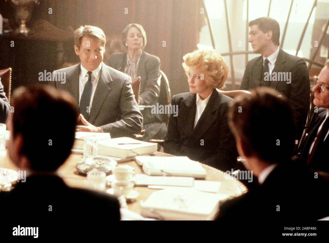 WORKING GIRL, facing front from left: Harrison Ford, Melanie Griffith ...