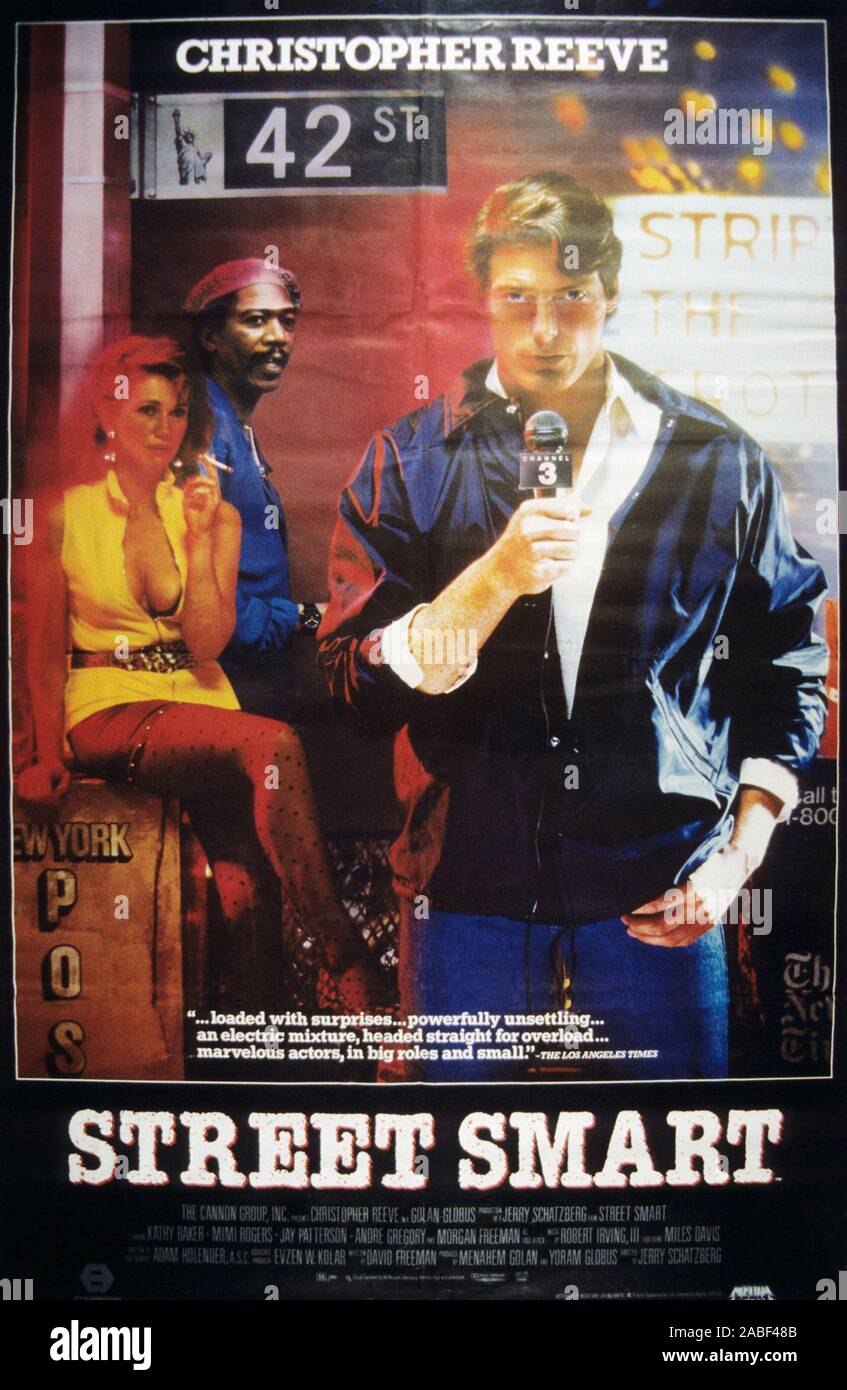 STREET SMART, US poster, from left: Kathy Baker, Morgan Freeman ...