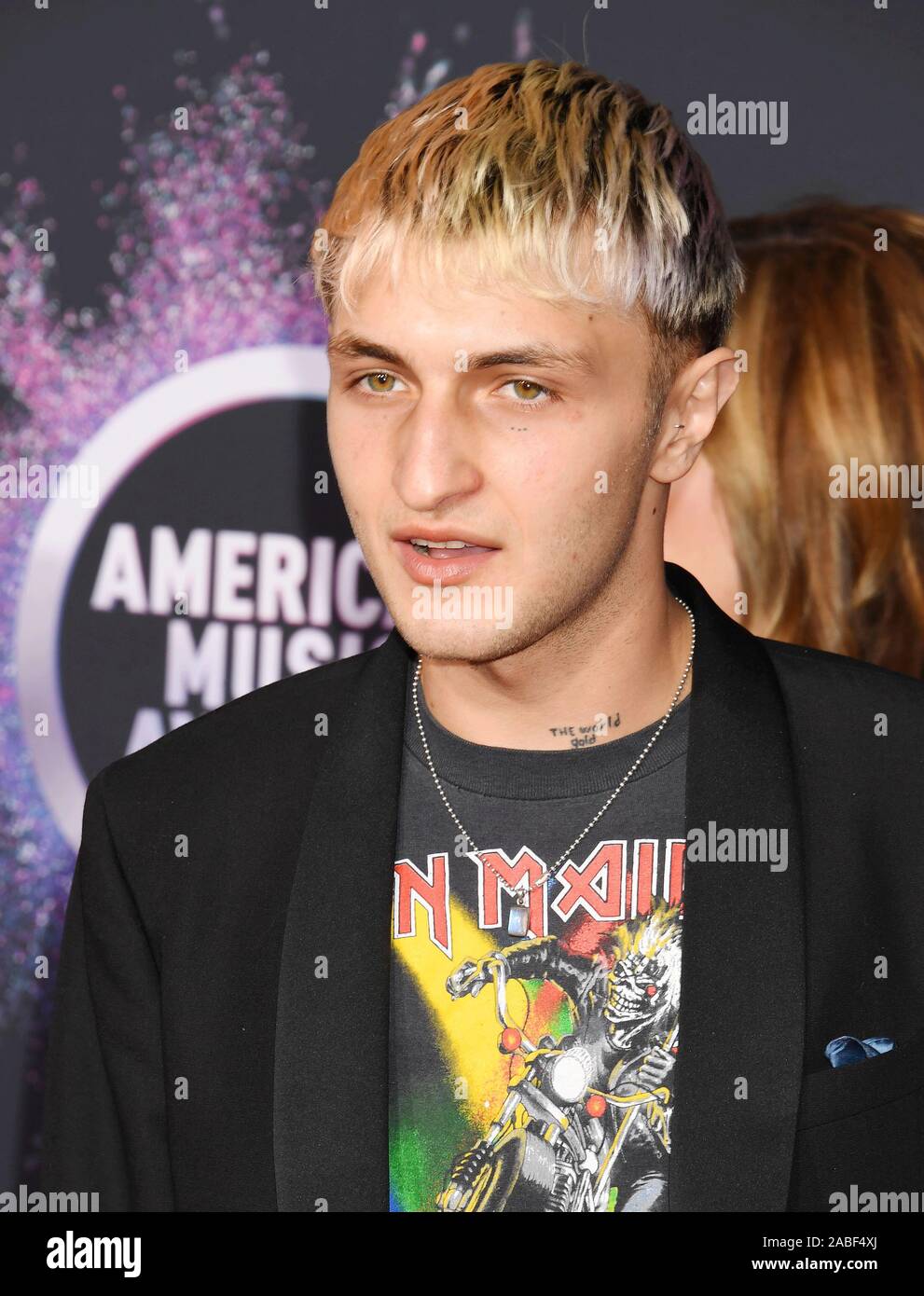LOS ANGELES, CA - NOVEMBER 24: Anwar Hadid attends the 2019 American ...
