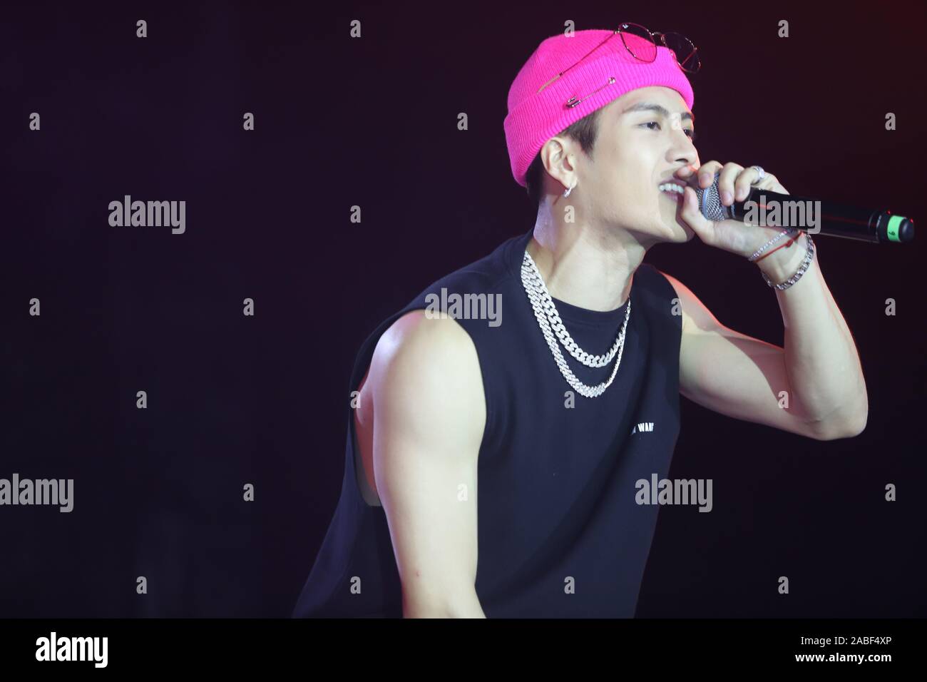 Hong Kong rapper, singer and dancer Jackson Wang sings and dances ...