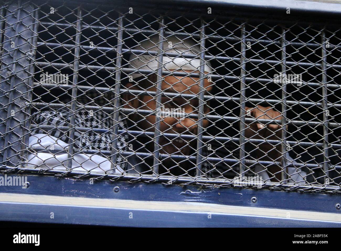 Inside a prison van hi-res stock photography and images - Alamy