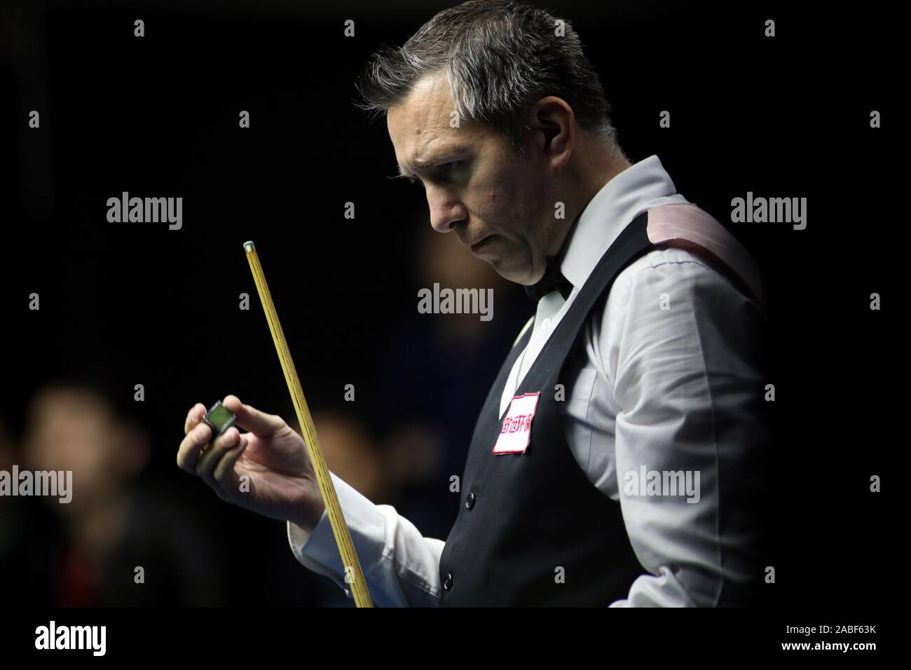 Dominic Dale of Wales considers a shot to Ronald O'Sullivan of England ...