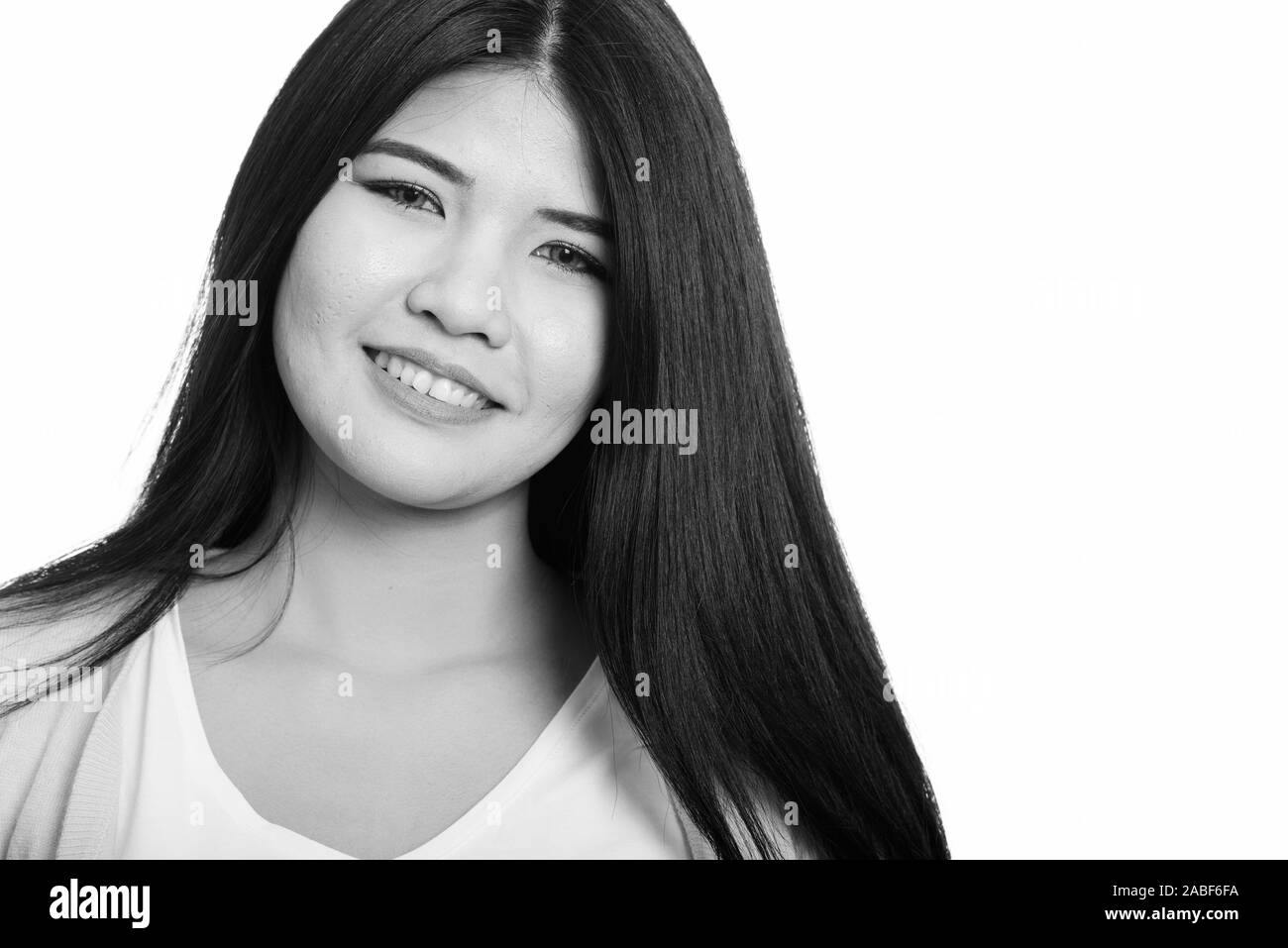 Asian thai happy portrait Black and White Stock Photos & Images - Alamy