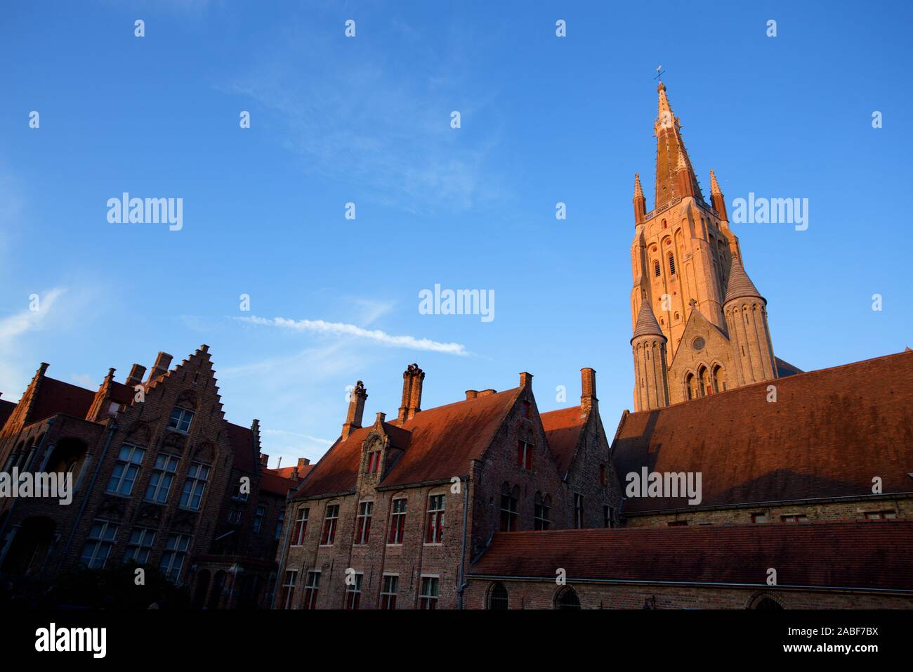 Historic Medieval City of Bruges at Sunset, Belgium Stock Photo - Alamy
