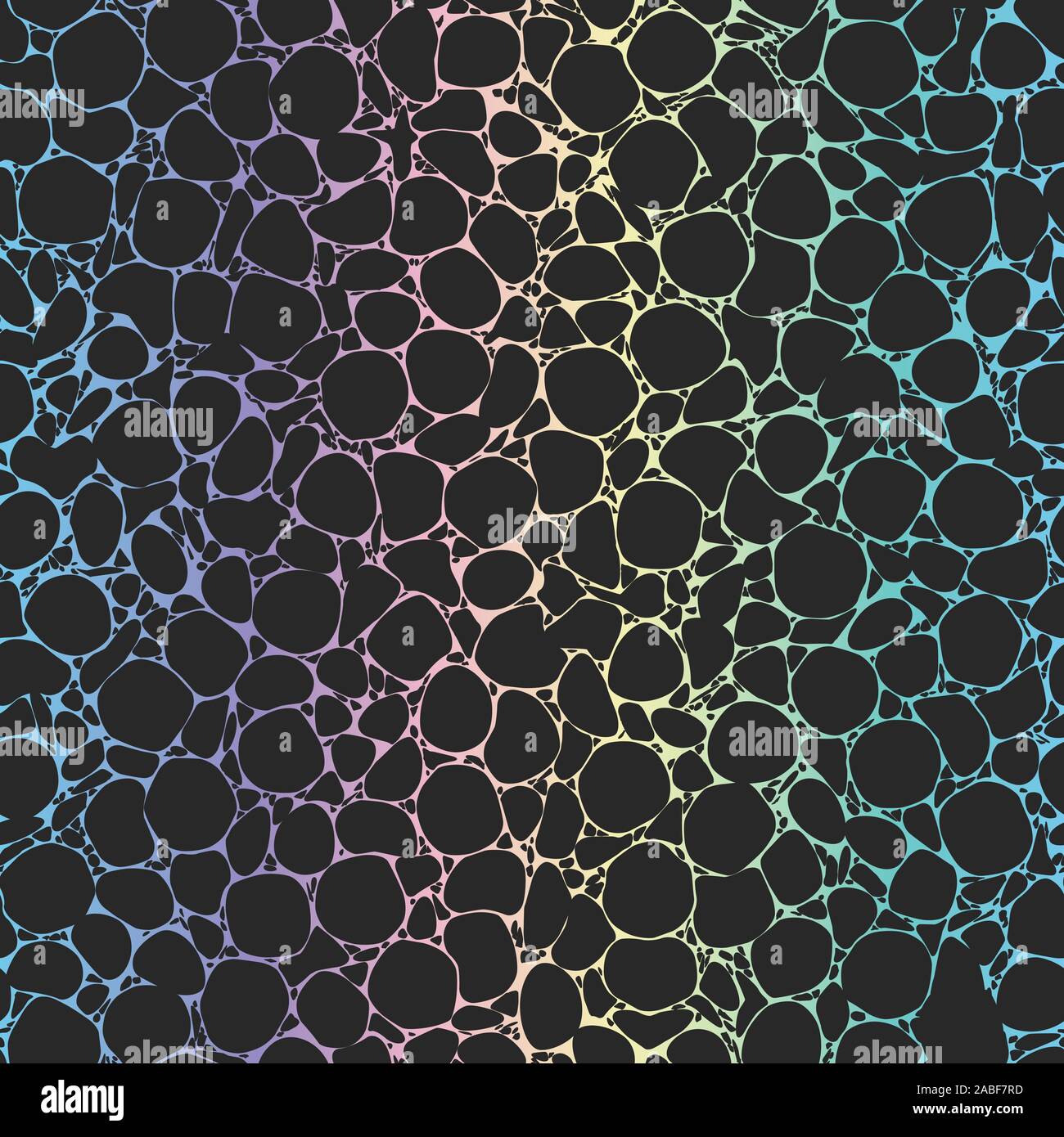 Holographic ink bleed seamless pattern in rainbow Stock Vector Image ...