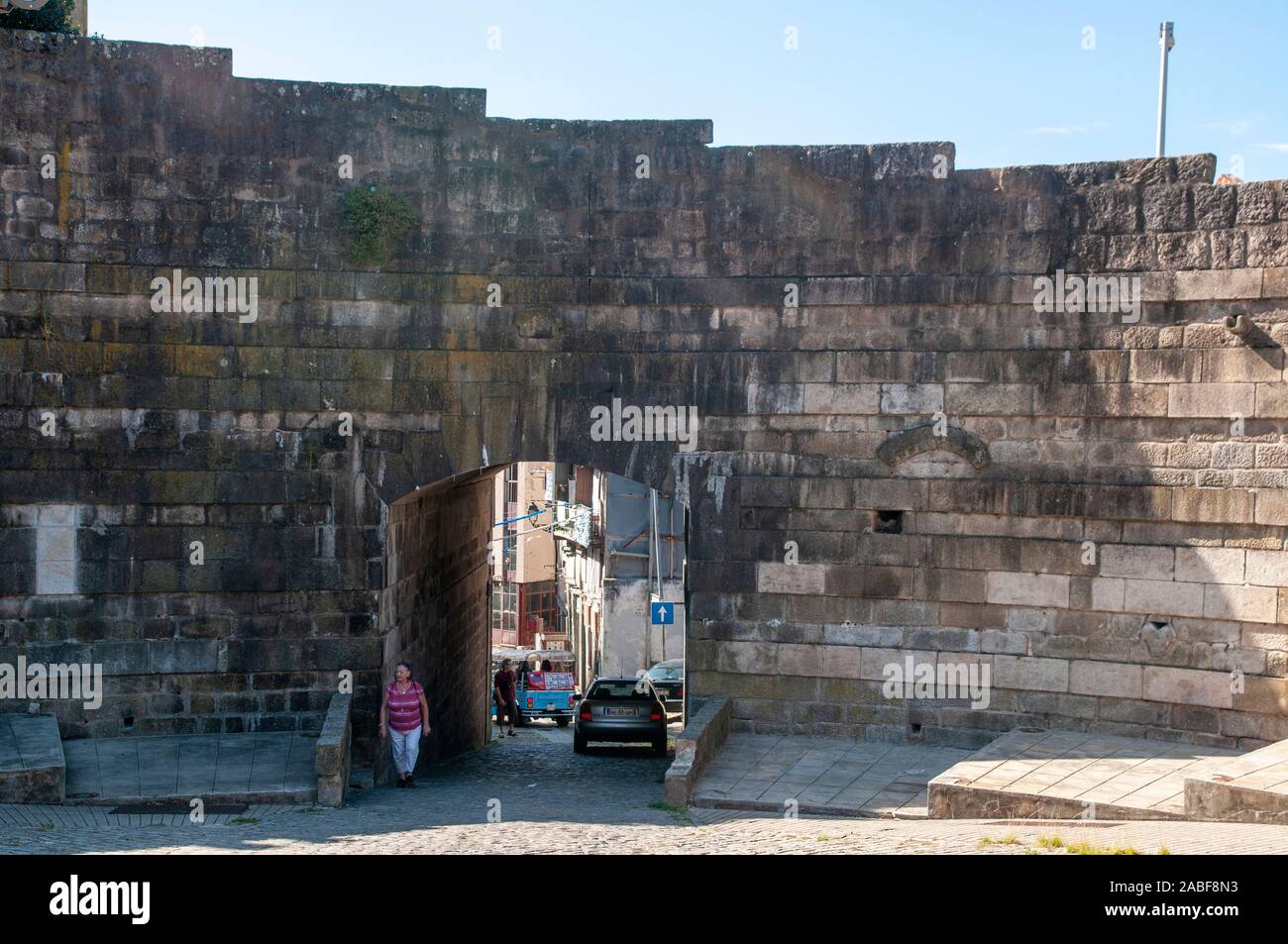 Porto, Portugal the remaining gate in the 12th century fortified wall ...