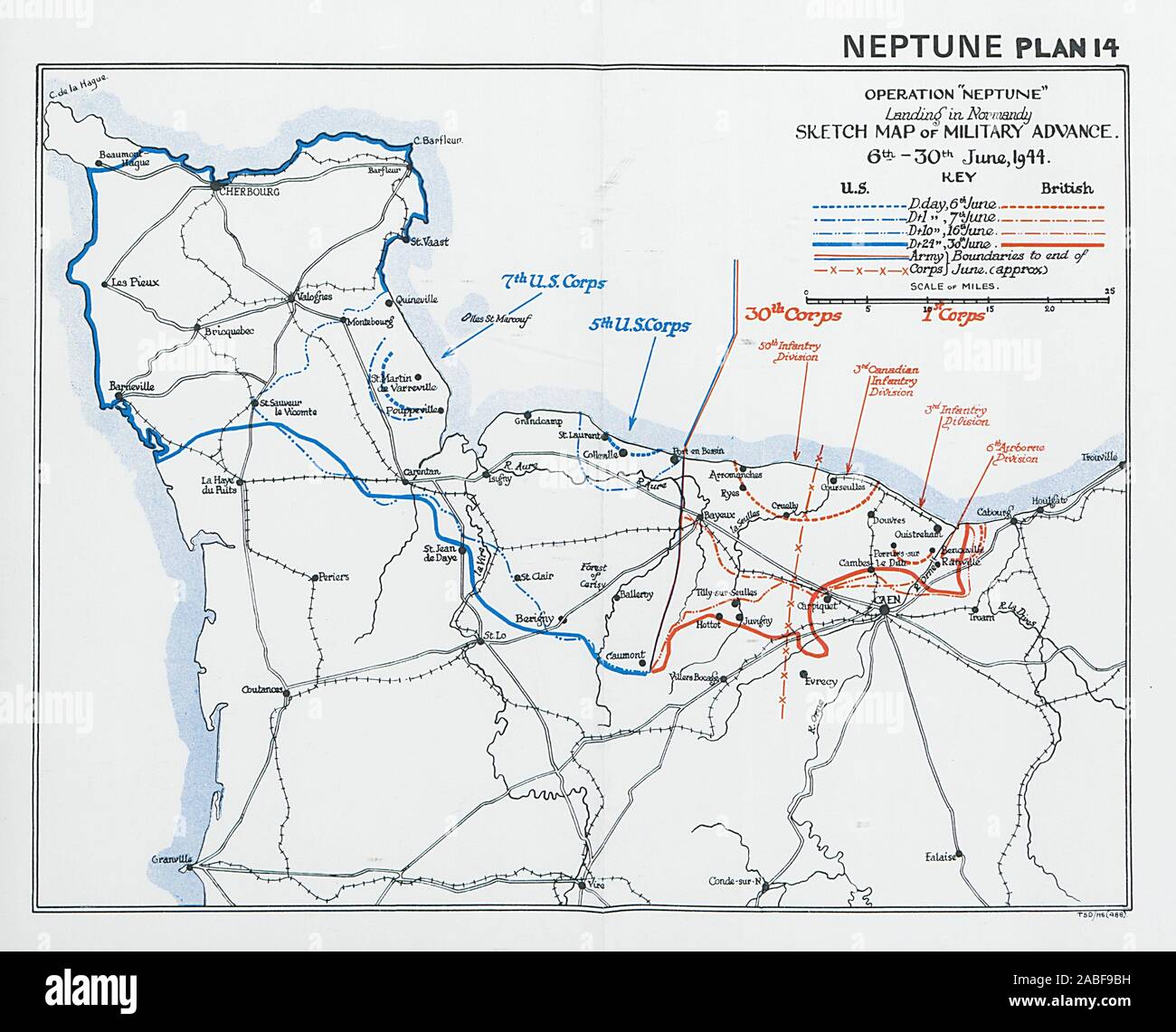 Operation Neptune Normandy Landings D Day Advance 6 30 June 1944
