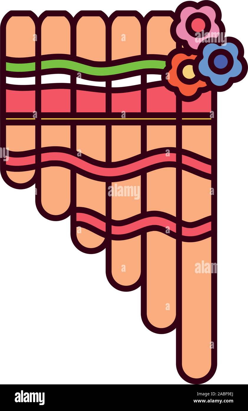 Pan flute instrument design, Music sound melody musical art and ...