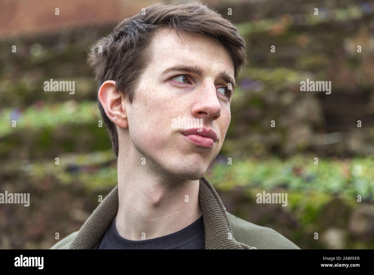 Calm handsome confident young hi-res stock photography and images - Alamy