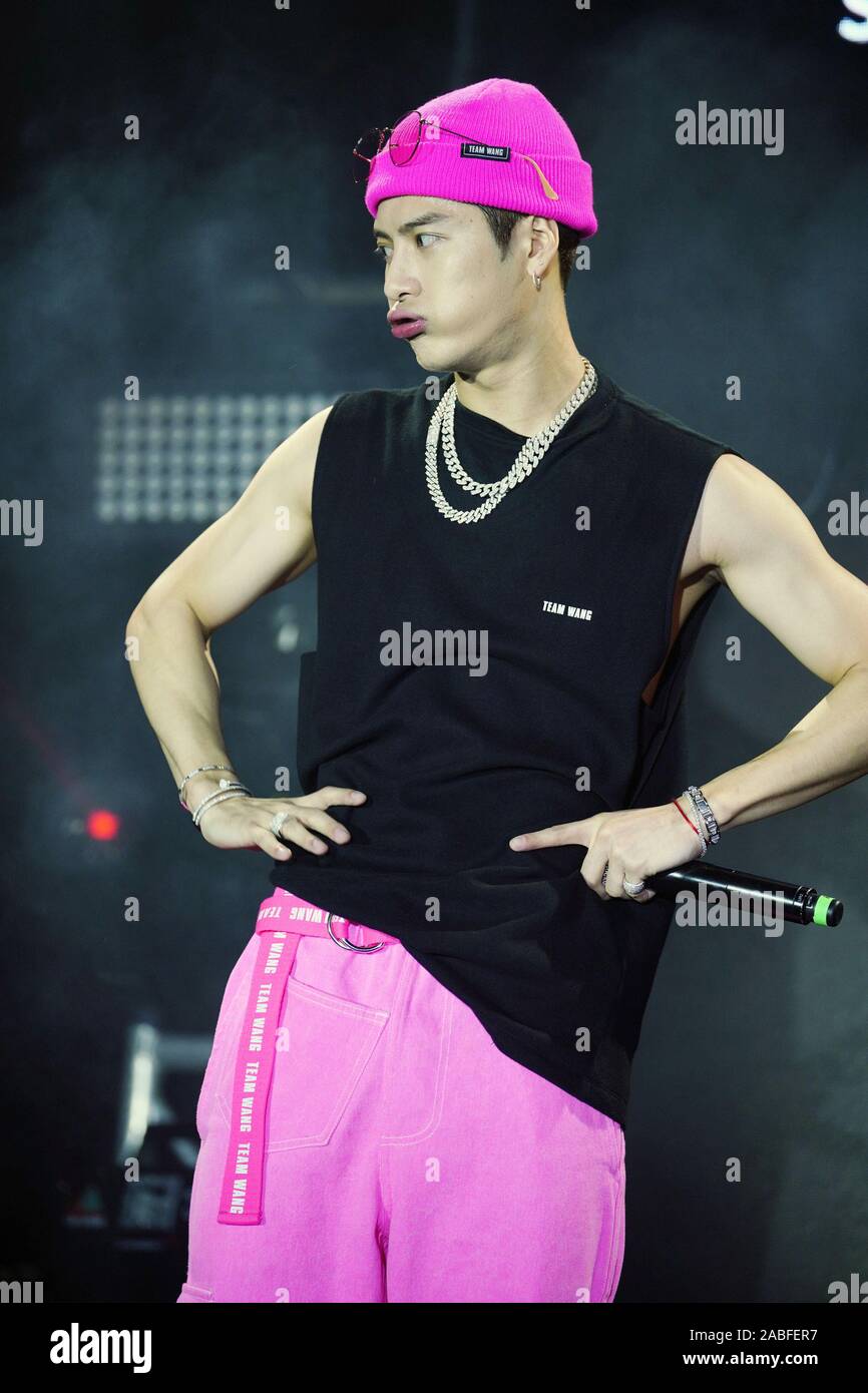Hong Kong rapper, singer and dancer Jackson Wang sings and dances ...