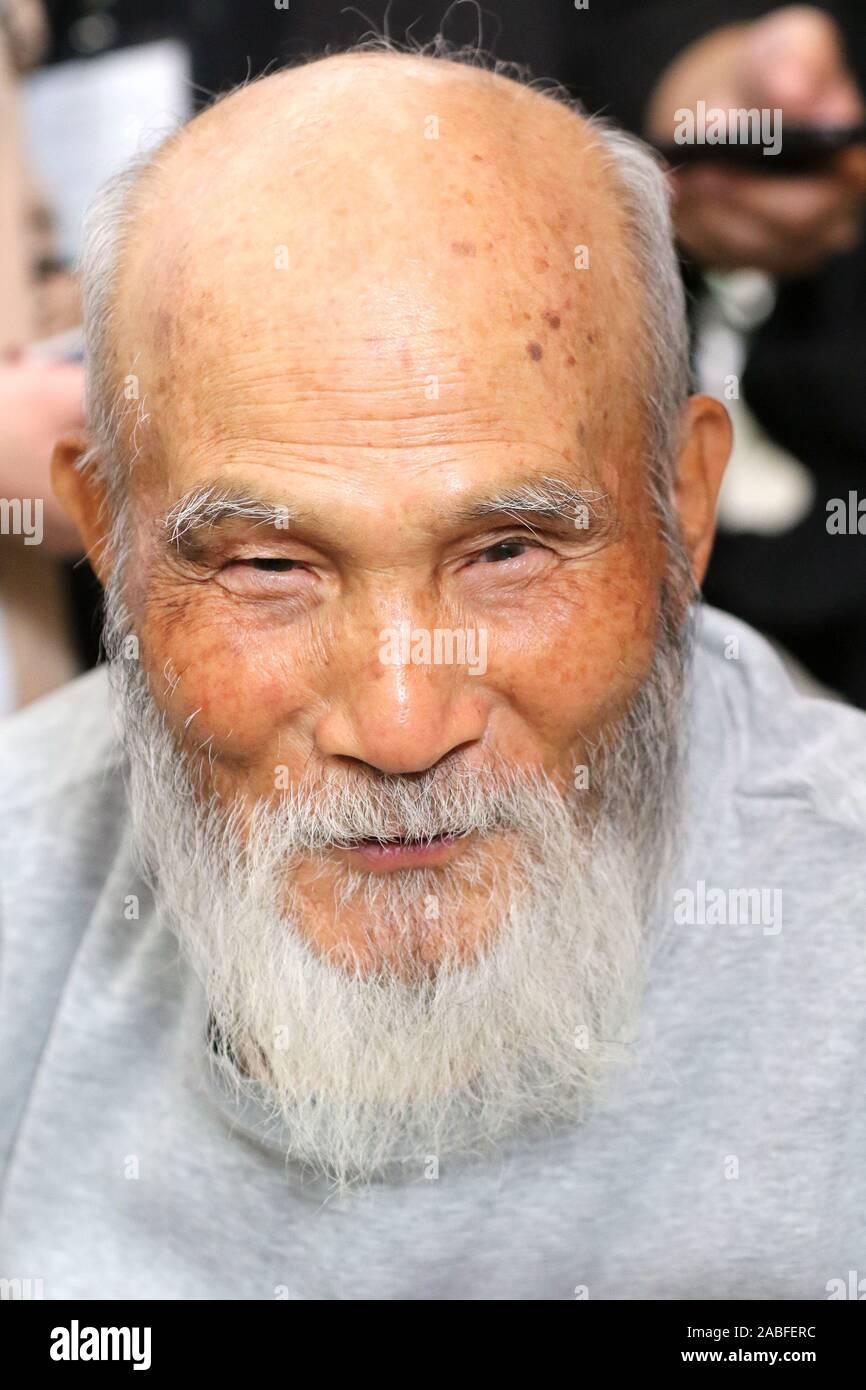 Japanese 'Rice Fairy' Murashima Mou, receives interviews at the 2nd ...