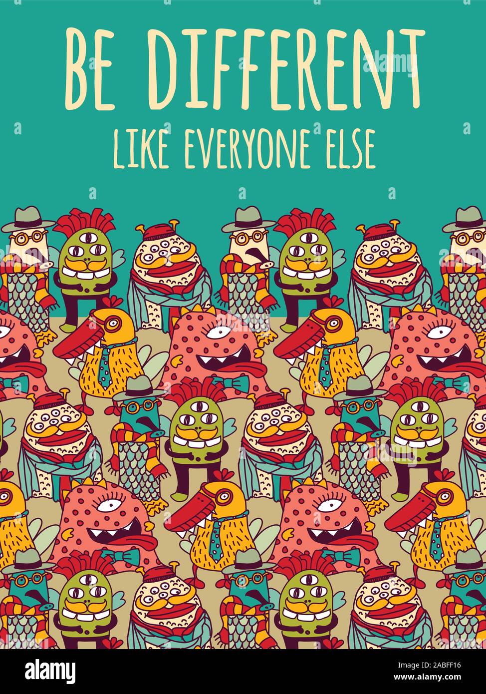 We are the freaks Stock Vector Images - Alamy