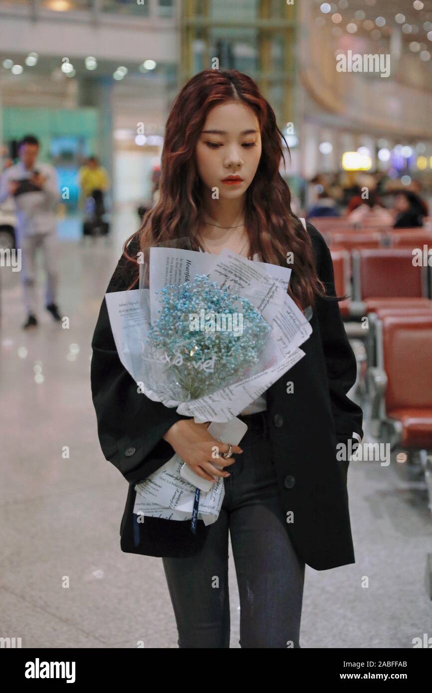 Singer Winnie Zhang or Zhang Zining of Chinese idol gril group Rocket ...