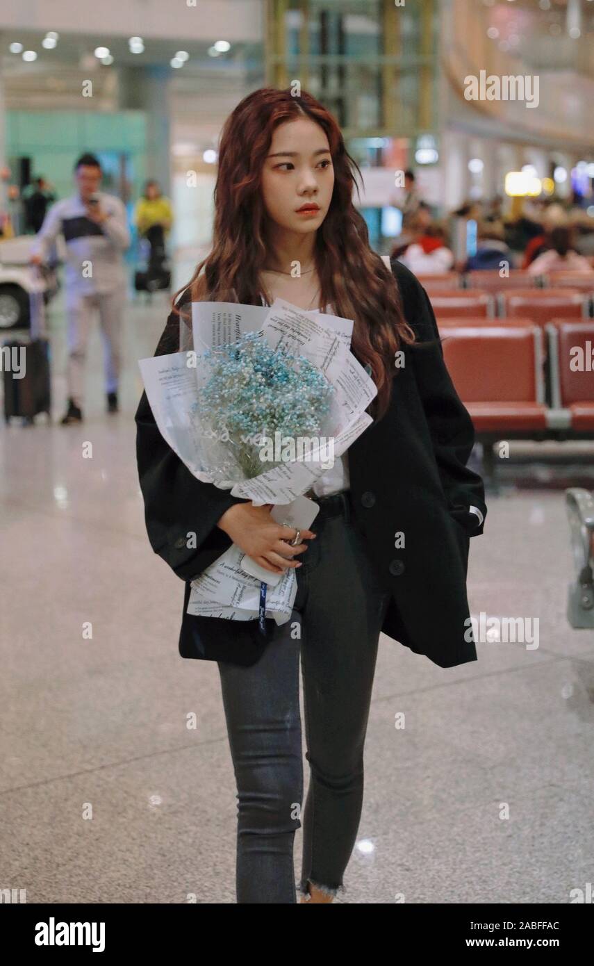 Singer Winnie Zhang or Zhang Zining of Chinese idol gril group Rocket ...