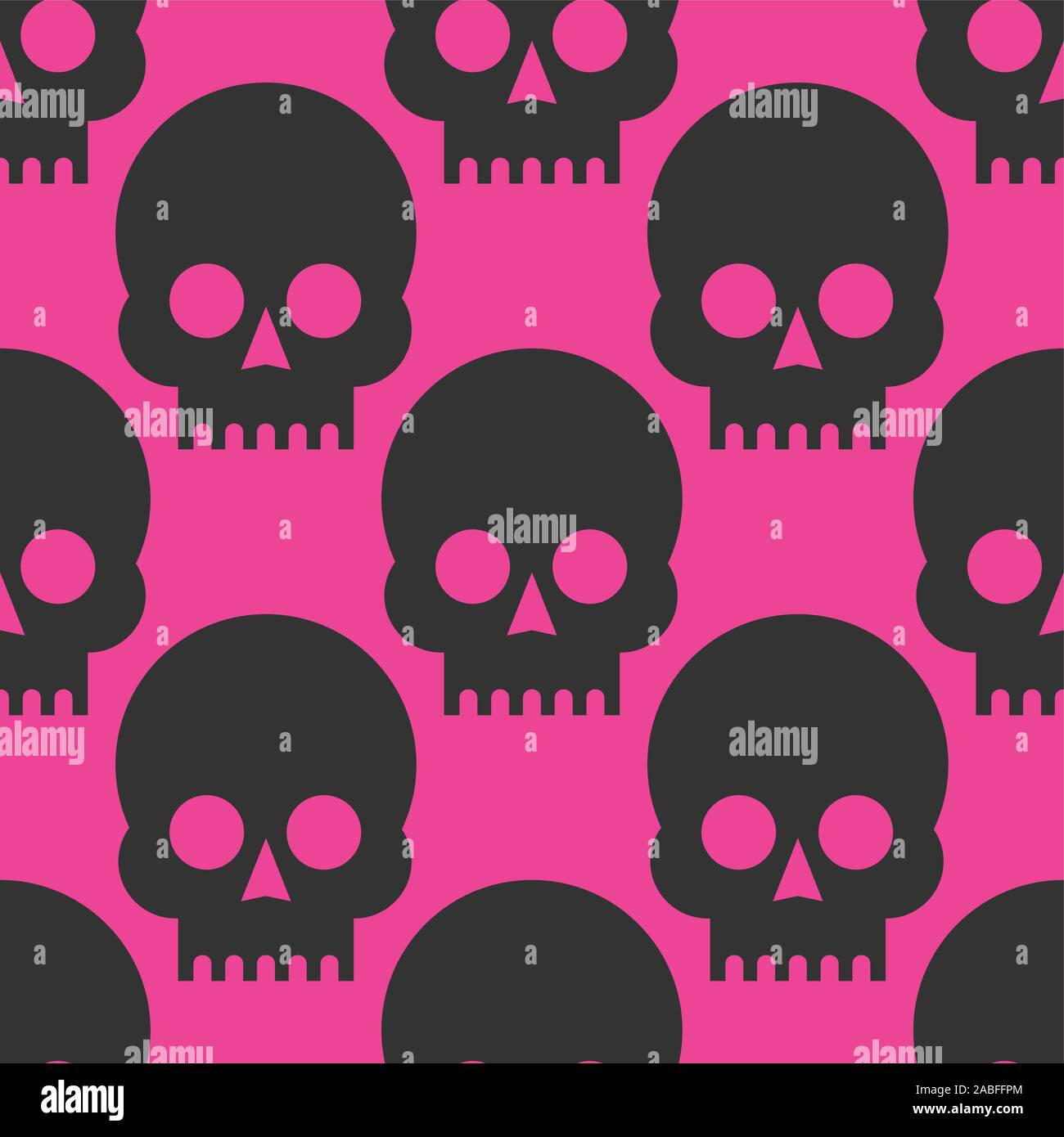 Skulls seamless pattern Stock Vector Image & Art - Alamy