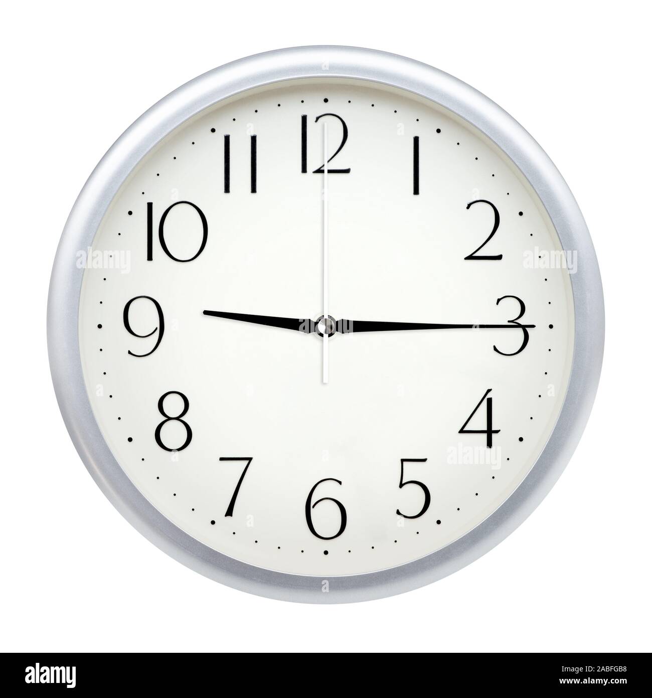 Clock 9 15 Cut Out Stock Images & Pictures - Alamy