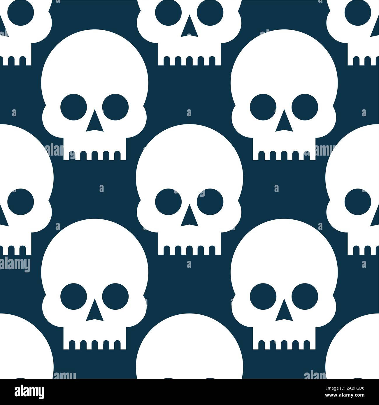 Skulls seamless pattern Stock Vector Image & Art - Alamy