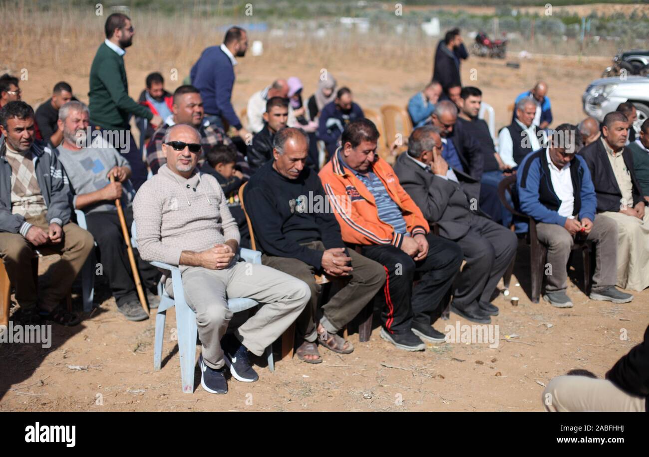 Jabalia, Gaza Strip, Palestinian Territory. 27th Nov, 2019. Deputy ...