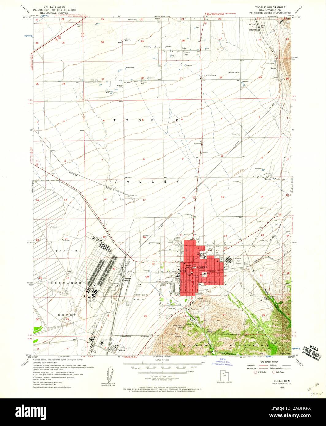 Tooele map hi-res stock photography and images - Alamy
