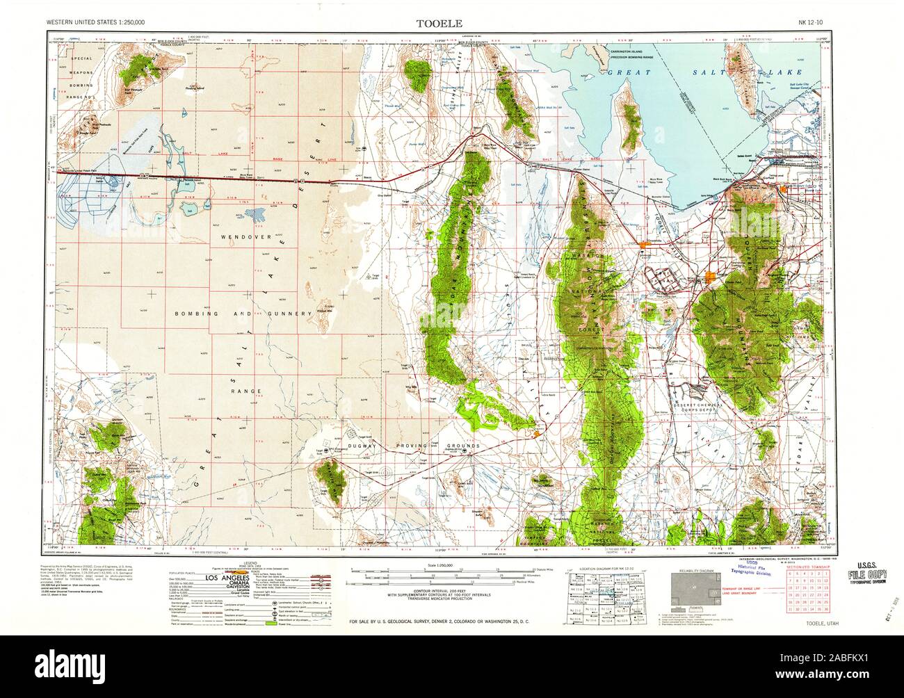 Tooele map hi-res stock photography and images - Alamy