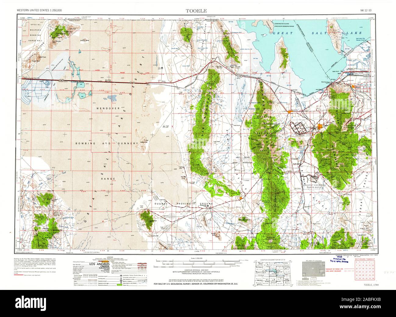 Tooele map hi-res stock photography and images - Alamy