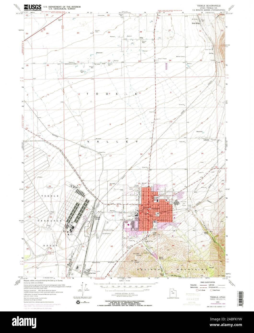 Tooele map hi-res stock photography and images - Alamy
